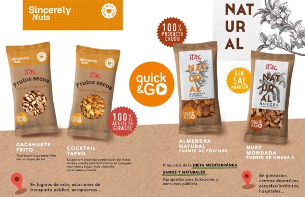 Snacks saludables en el vending actual | ITAC Professional